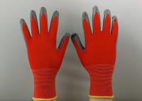 China 13 Gauge Nitrile Coated Gloves Super Light With Smooth Finished Nitrile for sale