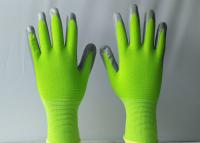 China Grey Nitrile Coated Work Gloves Extended Service Life Comfortable In Dry Condition for sale