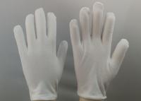 China Cosmetic Overnight Moisturizing Gloves , Cotton SPA Gloves Flexible Knitting for sale