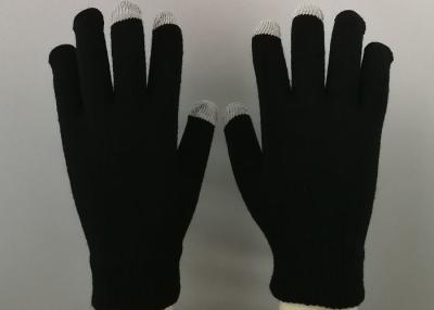 China Composite Knitted Working Hands Gloves Light Weight Electric Conduction On Thumb for sale