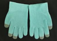 China Blue Cotton Spa Gloves with Vitamin E and Mineral Oils for Hand Moisturizing 155g for sale