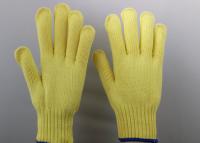 China Cut Resistant Gloves Aramid Knitted 7 Gauge 78G Per Pair CE EN388 EN420 for sale