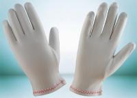 China 100% Nylon Dust Free Lint Free Gloves 75D Plain Back Triangular Needle Binding S M L LL for sale