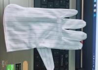 China Double Faced ESD Anti Static Gloves Fiber Conductive Featuring Free Samples for sale