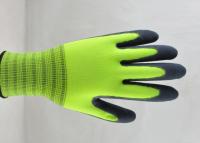 China Sandy Finish Nitrile Coated Gloves Nylon Knitted Ultimate Close Fitting for sale