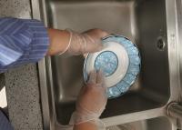 China Disposable vinyl glove powder free non rubber pvc material CE Certificated for sale