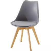 China Beech Leg Grey  Dining Chair 240 Pounds Weight Capacity  Anti Skid for sale