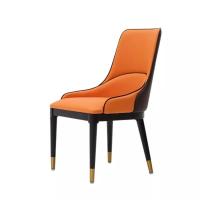 China Customer Waiting Area PU Dining Chair Sturdy Frame Wear Resistance for sale