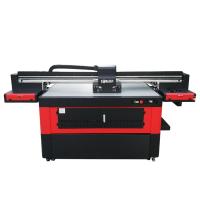 China 1610 Flatbed UV Printer for Plastic Glass Metal with Varnish Effect TX800 Print Head 720x4320 DPI for sale