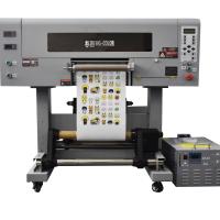 China ZT30 UV DTF Printer 30cm 3 Head TX800 5sqm/h for UV Sticker 3D Effect Printing for sale