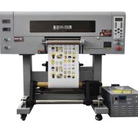 China ZT30 UV DTF Printer 30cm 3 TX800 Print Heads Epson AB Film UV Roller for Sticker for sale