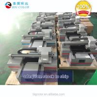 China Advanced UV Flatbed Printer Double Head TX800 40*60cm Print Dimension for Logo Bottle for sale