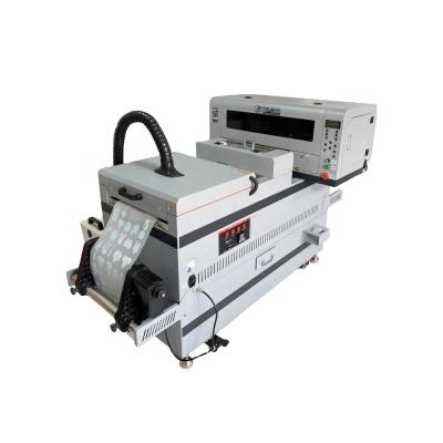 China DTF Printer 30cm with 2 XP600 Print Heads CMYK+W for PET Film Fabric Transfer for sale