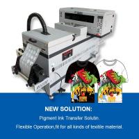 China ZT30 DTF Printer 30cm with 2 XP600 Print Heads CMYK+W 5m2h for PET Film T Shirt Printing for sale
