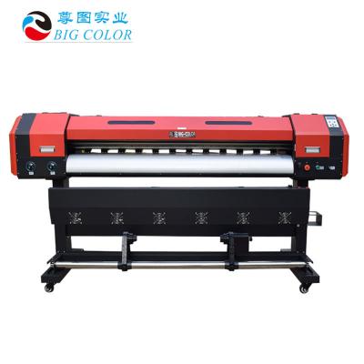 China 1.6m Eco Solvent Canvas Printer 720x4320 DPI 2 TX800 Printhead for Wall Paper PP Paper for sale