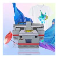 China A3 UV Flatbed Printer 4 Colors CMYK White Varnish for Plastic Metal Glass Acrylic 40x30cm for sale