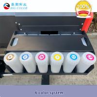 China 1800mm 6ft Eco Solvent Printer 6 Colors XP600 TX800 Printhead 720x4320 DPI for sale