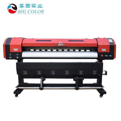 China 1800mm 6ft Eco Solvent Printer 6 Colors XP600 TX800 Printhead 720x4320 DPI for sale
