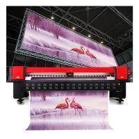 China Automatic Large Format Printer 3.2m Vinyl Flex Banner Printer 4 Color KM512I 30pl for sale