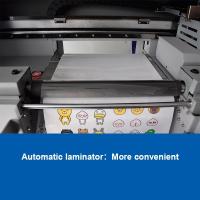 China KCMY UV DTF Printer 1660x780x1300mm with 3 Epson TX800 3200 Heads for AB Film Sticker for sale