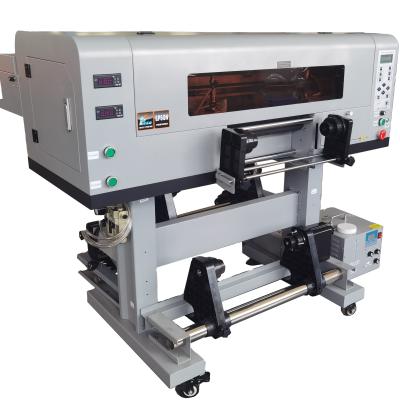 China 60cm UV DTF Printer with 3 TX800 3200 Heads Epson AB Film UV Roller Machine for Small Business for sale