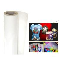 China High Temperature Pigment Ink DTF Film Transfer PET Film 60cm x 100m Roll for Garment Printing for sale