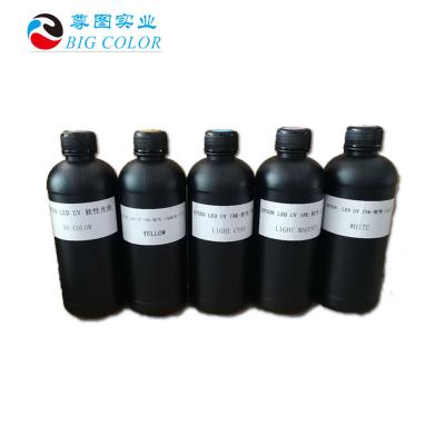 China UV Curable Soft Ink 0.5L Bottle for TX800 DX5 4720 Printheads 6 Months Shelf Life for sale