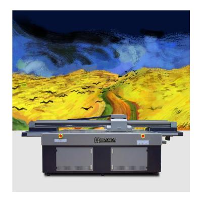 China Big Color 2513 UV Flatbed Printer 3 Eps3200 Printheads 2.5m x 1.3m for Glass Wood Metal Acrylic for sale