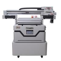 China ZT-6090 LED UV Flatbed Printer 600x900mm 3 Head CMYK+W+V for Golf Ball Gift Box for sale