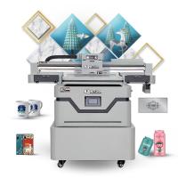 China ZT6090 UV Flatbed Printer 3 TX800 Heads 600x900mm CMYKWV for Glass Acrylic Metal for sale