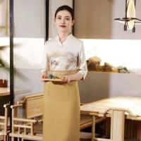 China Trendy Restaurant Server Dress for Professional and Fashionable Service for sale