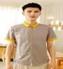 China Custom Logon New Soft and Comfortable Fast Food Restaurant Waiter Uniform for sale