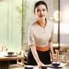 China Short Sleeves Free Design Hotel Fast Food Restaurant Waiter Uniform Designs for sale