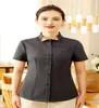 China Fast Food Polyester Fabric Classic Traditional Chinese Style Restaurant Waiter Uniform for sale