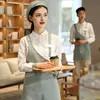 China 2025 New Fashionable Clothes Manufacturers Full Sleeves Waiter Uniform Design for sale