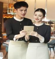 China Fast Food Restaurant Traditional Uniform for Waiters for Restaurant and Bar for sale