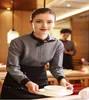 China Custom Free Design Soft and Comfortable Fast Food Restaurant Waiter Workwear for sale