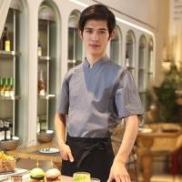 China Premium Chef Jacket Wrinkle-Free & Breathable Fabric Custom Logo (OEM/ODM) for sale
