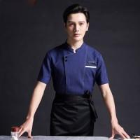 China Summer Custom Logo Hotel Workwear Soft Skin Friendly Chef Uniforms Clothing for sale