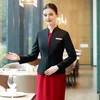 China Women Professional Suit Reception Fashion Dress Short Sleeve Manager Hotel Staff Uniform for sale