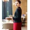 China Women Professional Suit Reception Fashion Dress Short Sleeve Manager Hotel Staff Uniform for sale