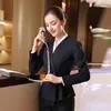 China Restaurant Staff Design Ladies Dress Hotel Staff Manager Uniform for sale