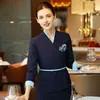 China Cotton Chef Kitchen Hotel Clothes Long Sleeve Manager Uniform for Restaurant for sale