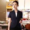 China Manufacturer Restaurant Staff Design Ladies Dress Hotel Staff Manager Uniform for sale