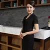 China Hotel Bar Clothes Short Sleeve Cotton Chef Kitchen Manager Uniform for Restaurant for sale