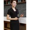 China Hotel Bar Clothes Short Sleeve Cotton Chef Kitchen Manager Uniform for Restaurant for sale