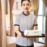 China New Quality 2025 Wholesale OEM Hotel Designs Nanny Housekeeping Cleaning Uniform for sale