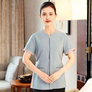 China Unisex Top Quality Factory Price Polo T-Shirt Uniforms Cleaning Uniform for sale