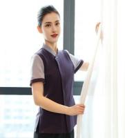 China Wholesale Quality Custom New Design Housekeeping Uniform Polo T-Shirt Cleaning Lady Uniforms for sale