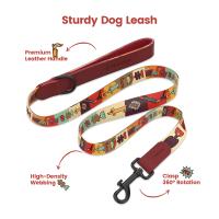 China Durable Custom Printed Dog Leash with Animal Pattern for sale